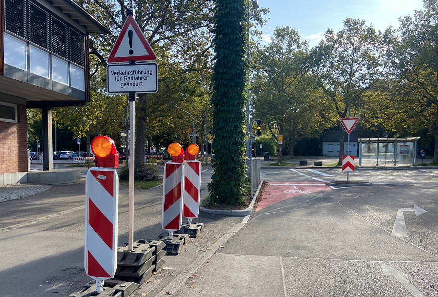 Verbesserungen für den Radverkehr an der Ecke Friedrich-Ebert-/Oststraße | Die Webzeitung ...
